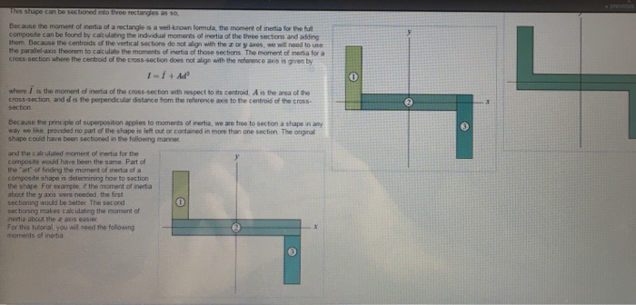 Solved rectangles as 50, Because the moment of inertia of a | Chegg.com