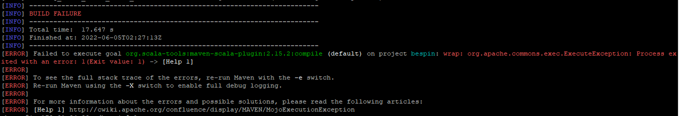 Solved [INFO] [INFO] BUILD FAILURE [INFO] [INFO] Total time: | Chegg.com
