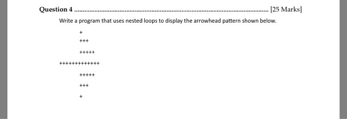 Solved Question . .2rk] Write a program that uses nested | Chegg.com