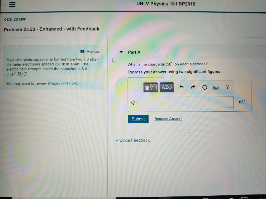 Solved UNLV Physics 181 SP2019 Ch 23 HW Problem 23.23 - | Chegg.com Solved UNLV Physics 181 SP2019 Ch 23 HW Problem 23.23 - | Chegg.com