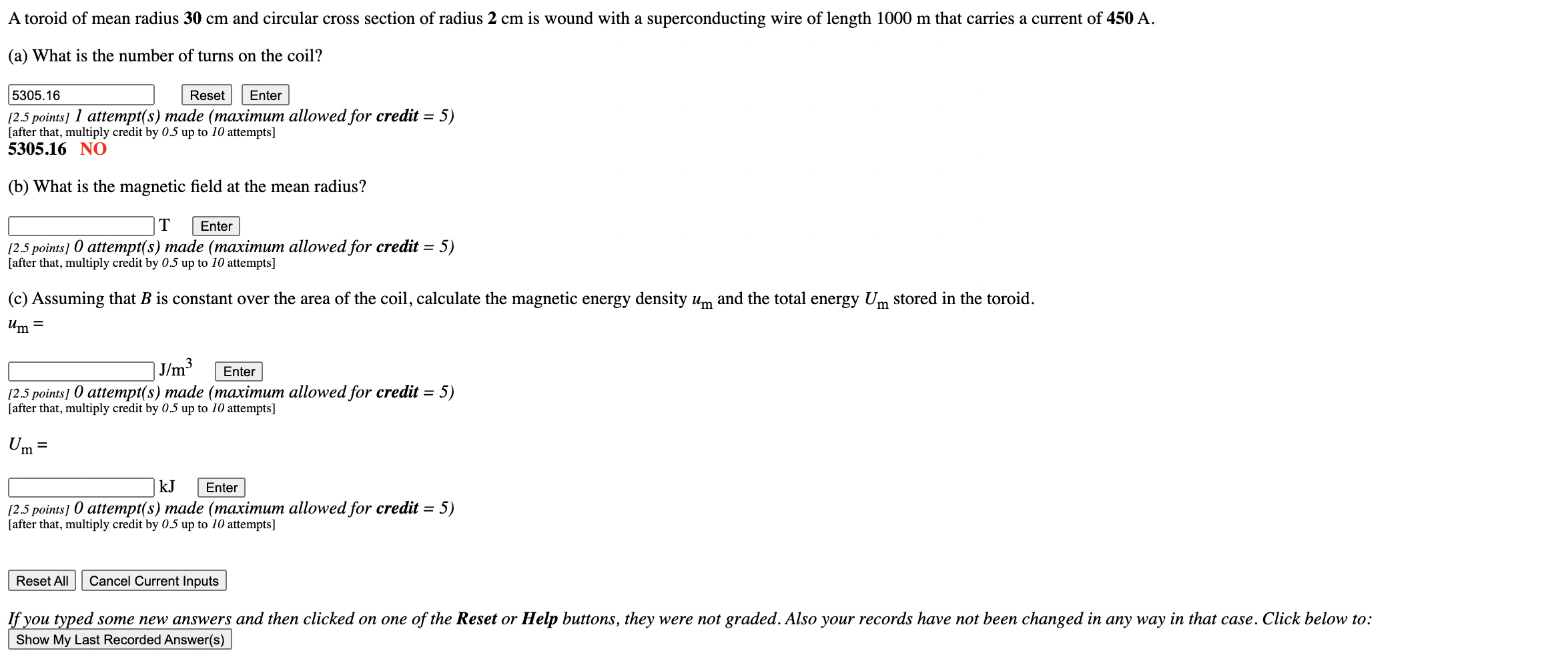 Solved A toroid of mean radius 30 cm and circular cross | Chegg.com