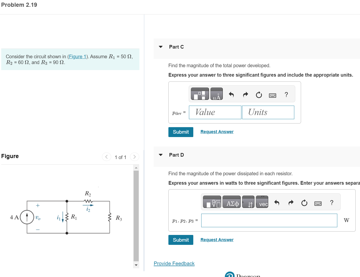 [Solved]: Consider the circuit shown in (Figure 1). Assum