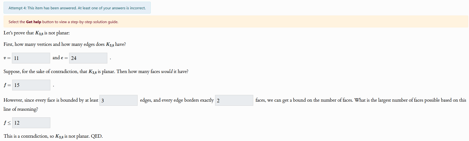 Solved Select the Get help button to view a step-by-step | Chegg.com