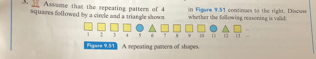 Solved Assume that the repeating pattern of 4 squares | Chegg.com