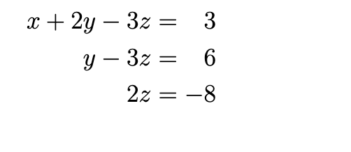 Solved Solve the linear system below using | Chegg.com
