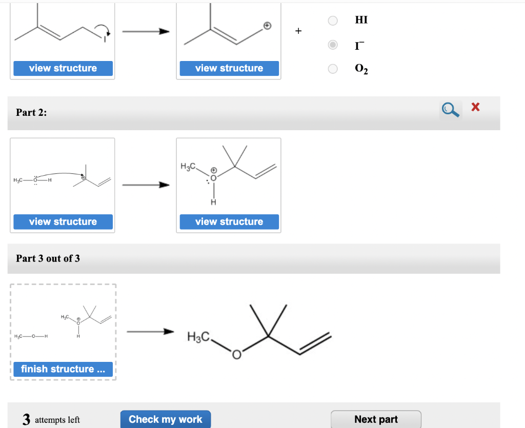 Solved HI I view structure view structure 02 х Part 2: нас. | Chegg.com