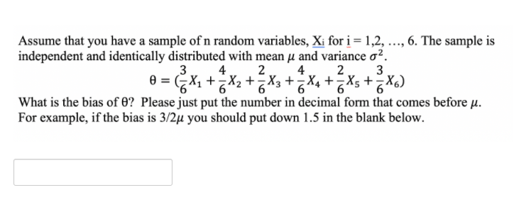 Solved Assume that you have a sample of n random variables, | Chegg.com