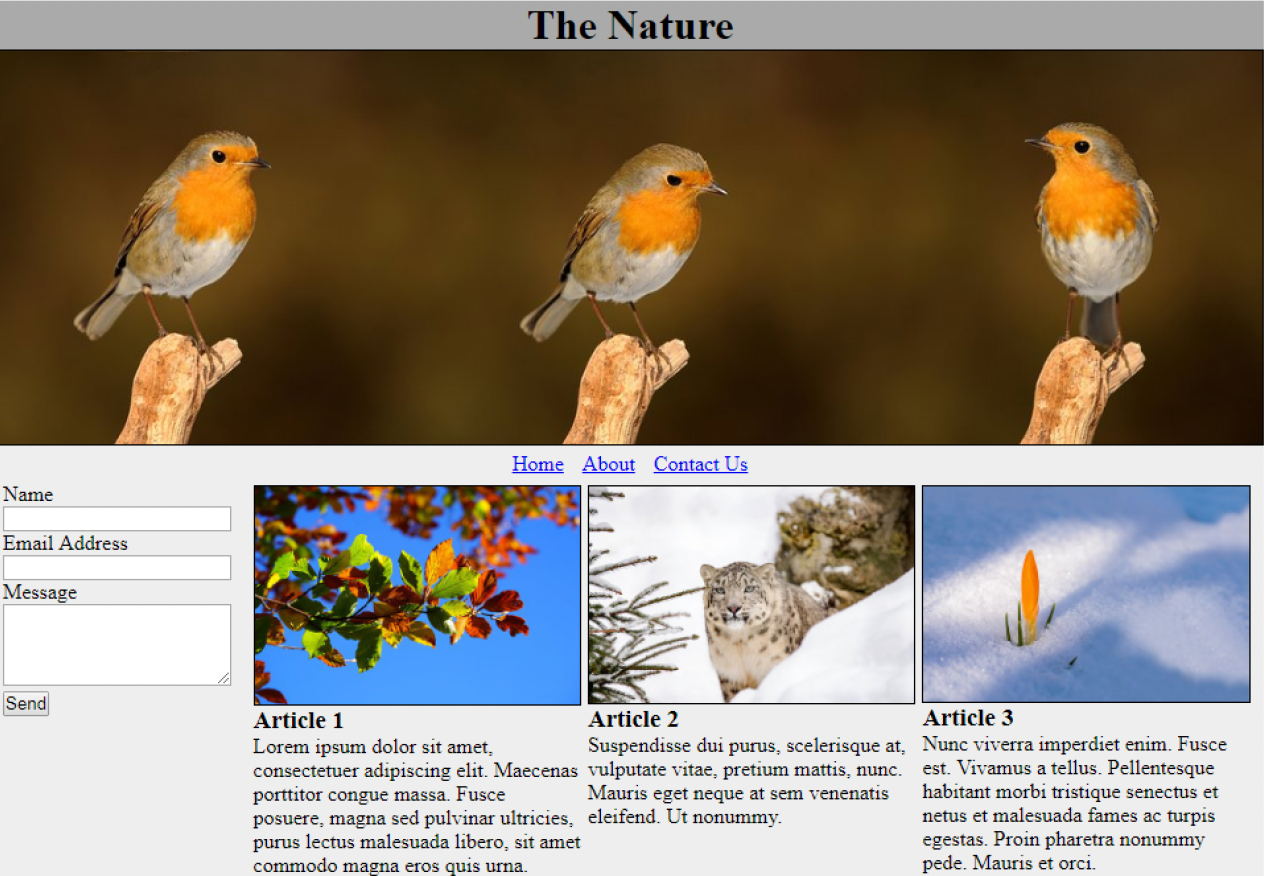 Solved Need to turn css to make the code look like | Chegg.com