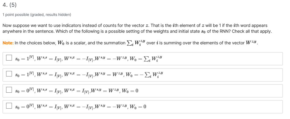 Solved 4. (4) 1 point possible (graded, results hidden) A | Chegg.com