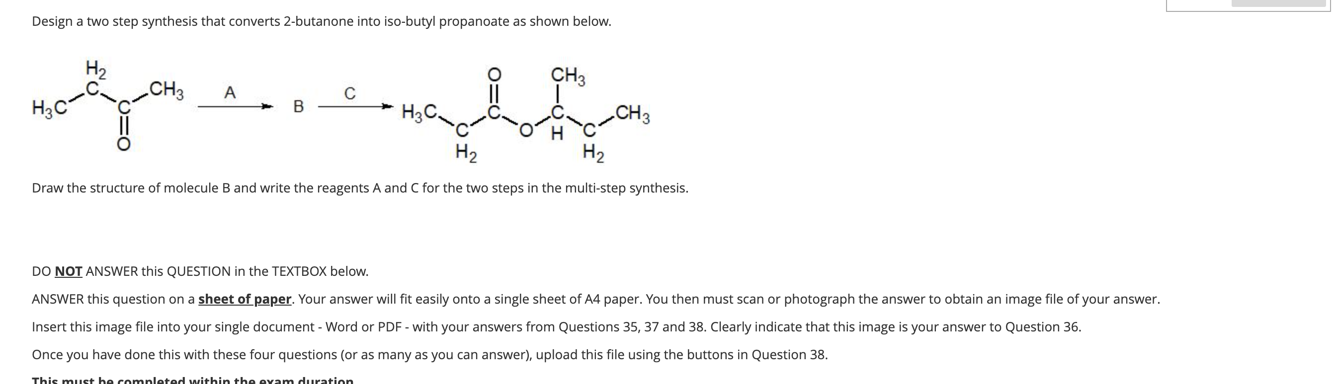 Solved Design a two step synthesis that converts 2-butanone | Chegg.com
