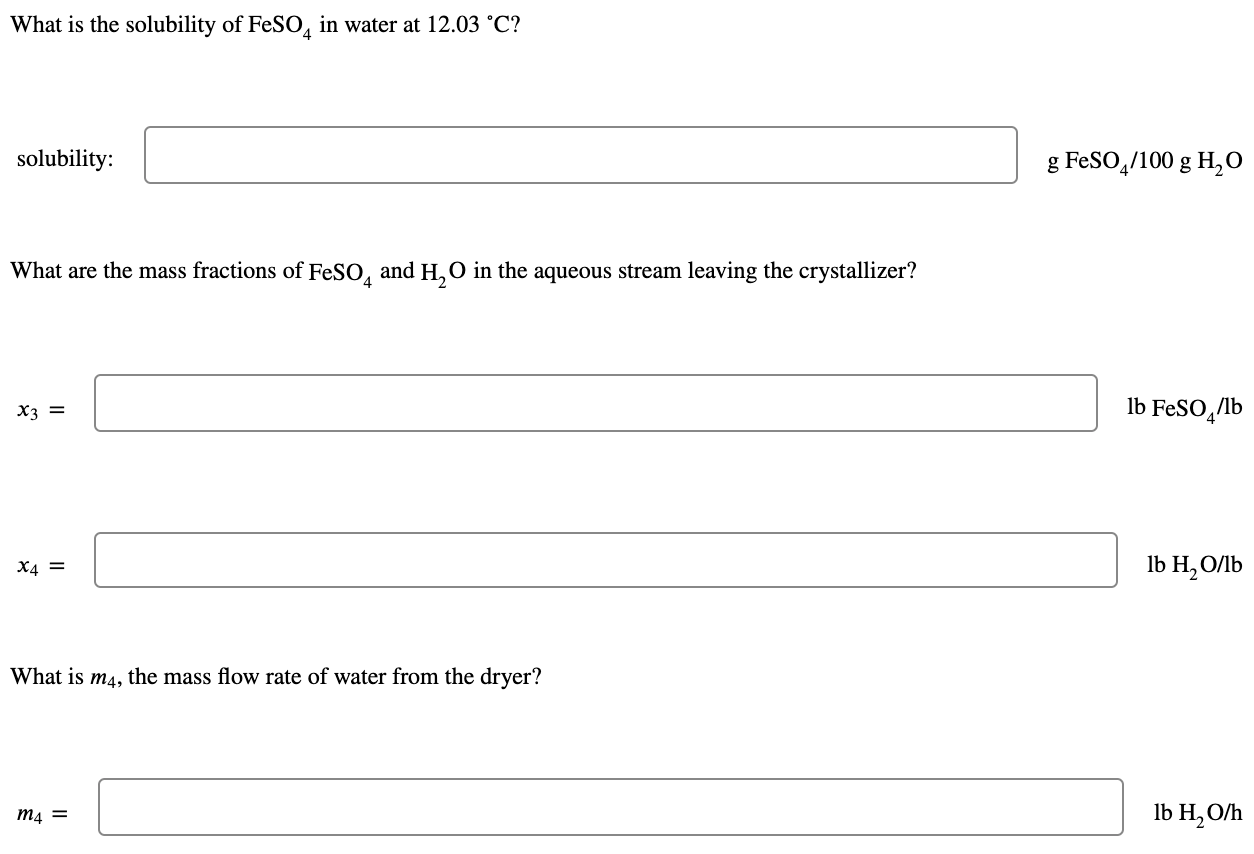 Solved Anhydrous ferrous sulfate (FeSO2) crystals are | Chegg.com