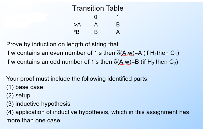 Solved Prove by induction on length of string that if w | Chegg.com