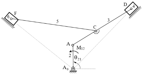 Solved Draw the kinematic diagram of the mechanism in the | Chegg.com