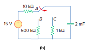 Solved Calculate the time constant (RC) for Figure | Chegg.com