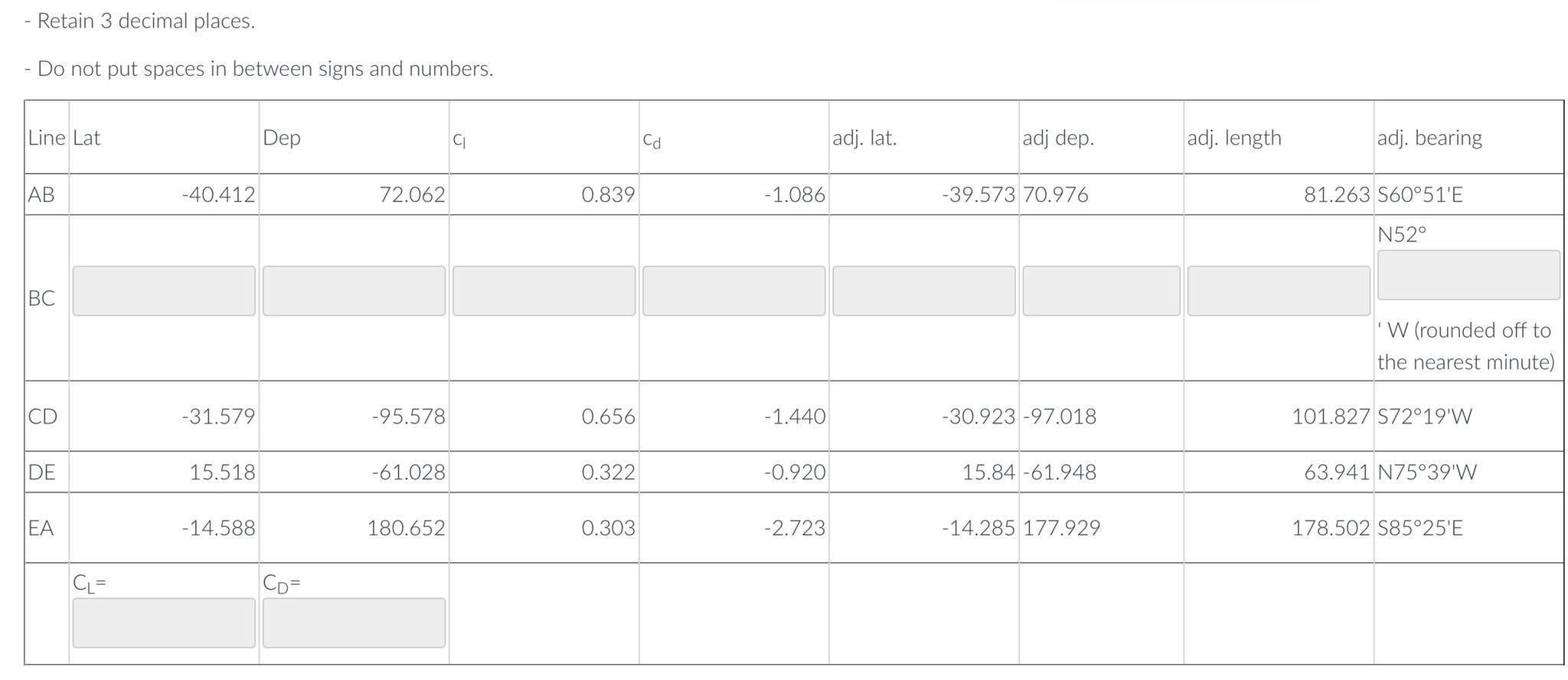 Solved Using the transit rule, complete the table of | Chegg.com