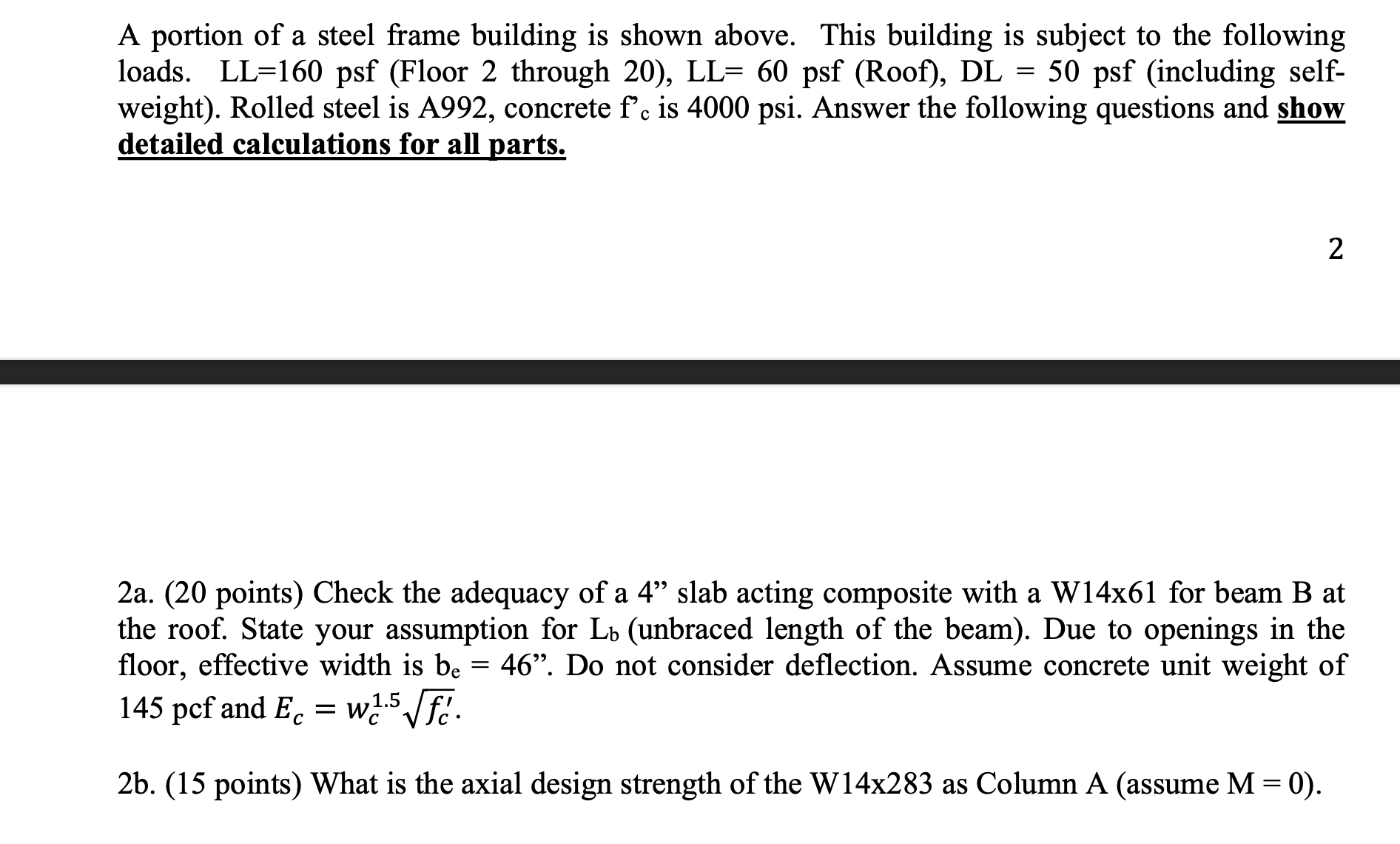Solved Problem 2 (35 points) koor and i ypical rioor rianA | Chegg.com