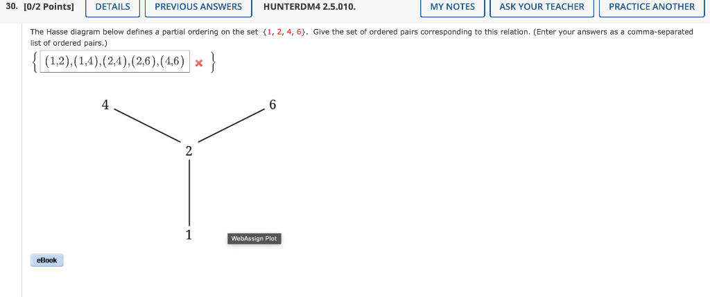 Solved The Hasse diagram below defines a partial ordering on | Chegg.com