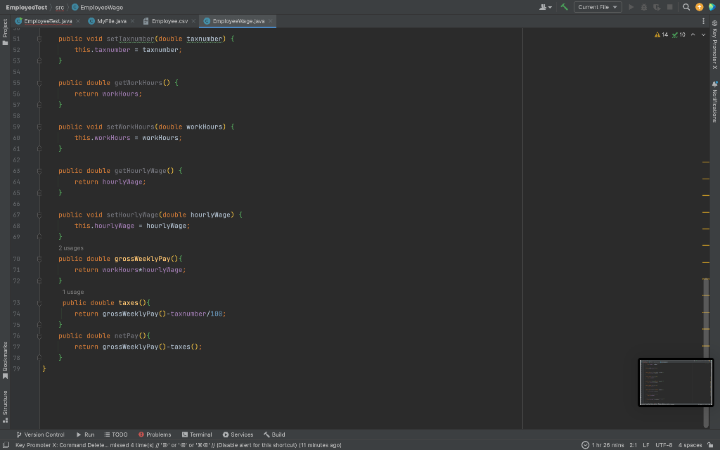 Solved CIS 231 Lab3 Company XYZ's payroll department records | Chegg.com
