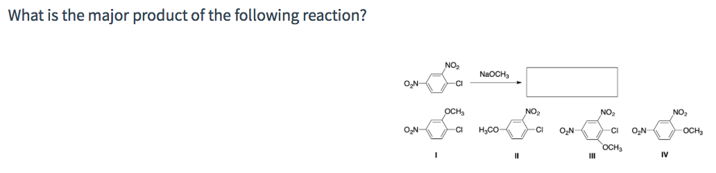 Solved What is the major product of the following reaction? | Chegg.com