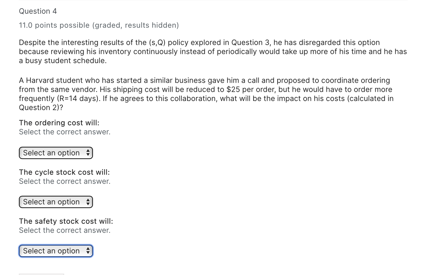 Question 1 12.0 points possible (graded, results | Chegg.com