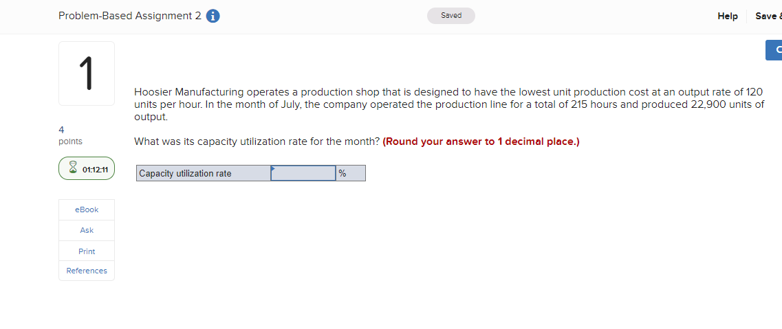 Solved Hoosier Manufacturing operates a production shop that | Chegg.com