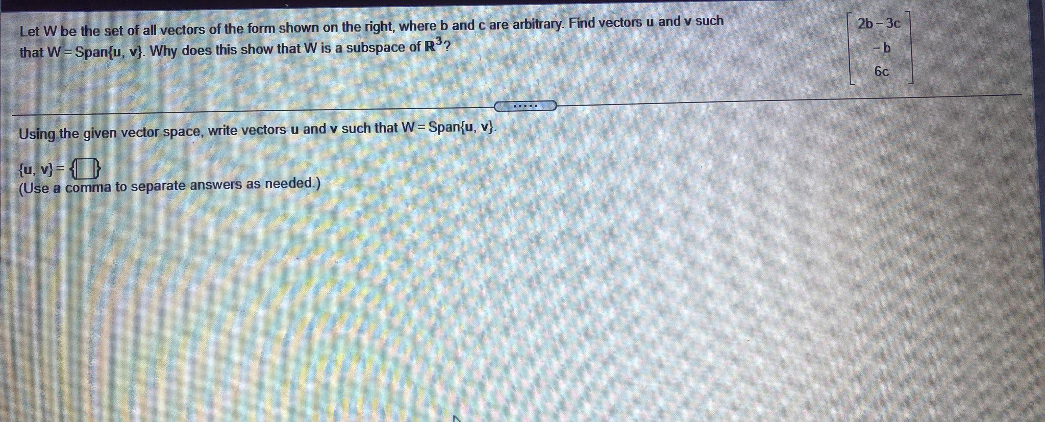 Solved 4s Let W be the set of all vectors of the form 4t | Chegg.com