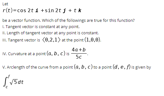 Solved Let r(t)=cos 2t i +sin 2t j utk be a vector function. | Chegg.com