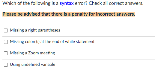 Solved Which of the following is a type of test? Check all | Chegg.com