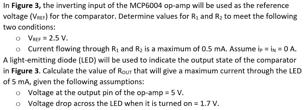 Solved In Figure 3, the inverting input of the MCP6004 | Chegg.com