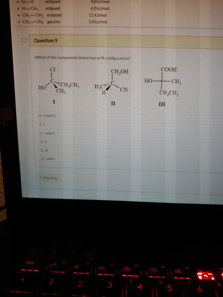 Solved • H H eclipsed .H CHg eclipsed • CH3-CH3 eclipsed • | Chegg.com