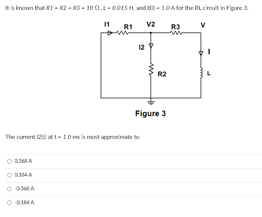 Solved It is known that R1 = R2 = R3 = 10 N, 1 = 0.015 H, | Chegg.com
