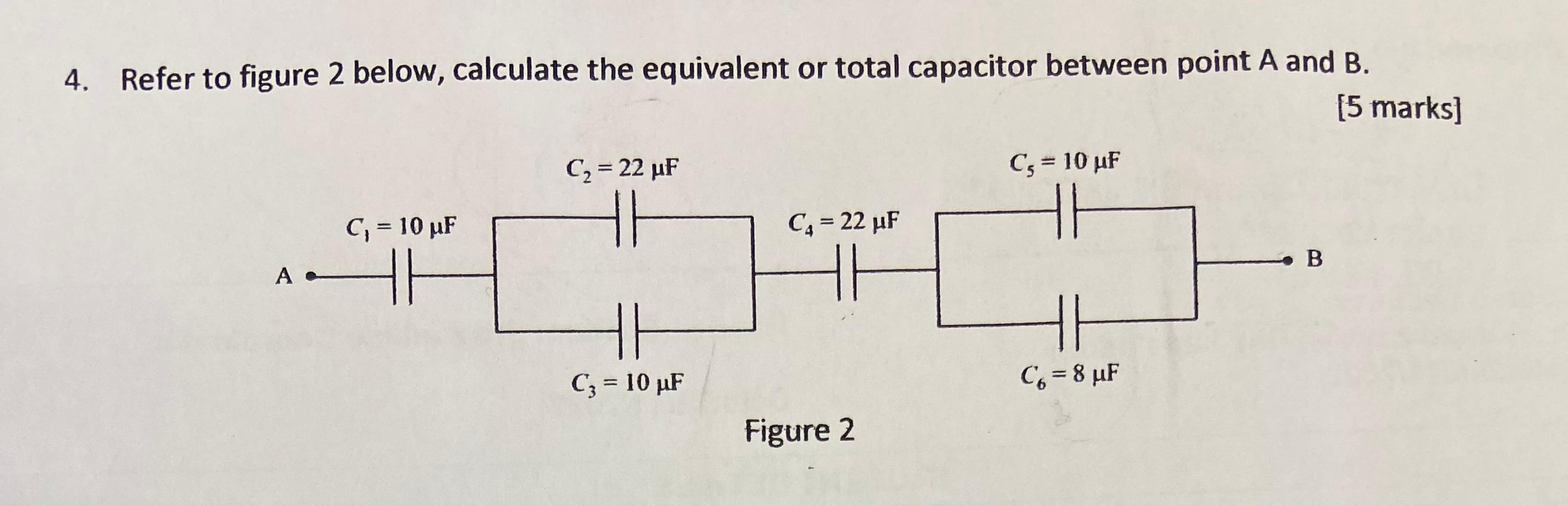 Solved 4. Refer to figure 2 below, calculate the equivalent | Chegg.com