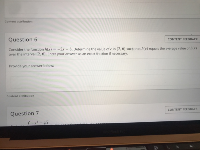 Solved Content attribution Question 6 CONTENT FEEDBACK | Chegg.com Solved Content attribution Question 6 CONTENT FEEDBACK | Chegg.com