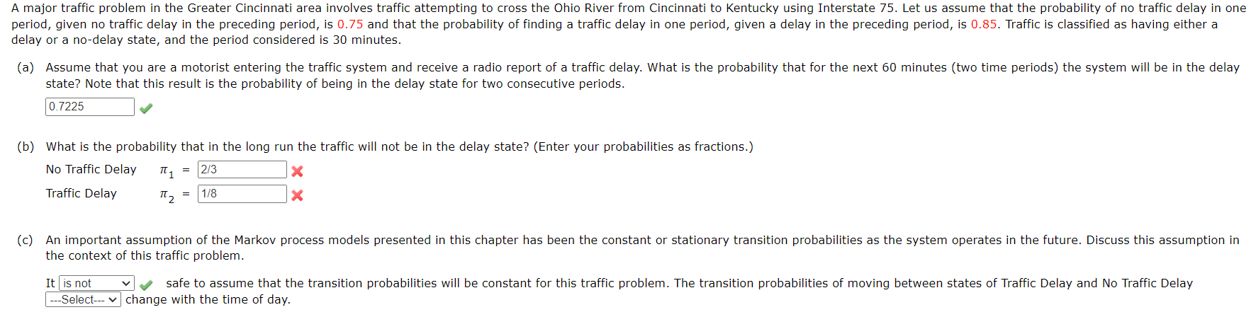 Solved delay or a no-delay state, and the period considered | Chegg.com