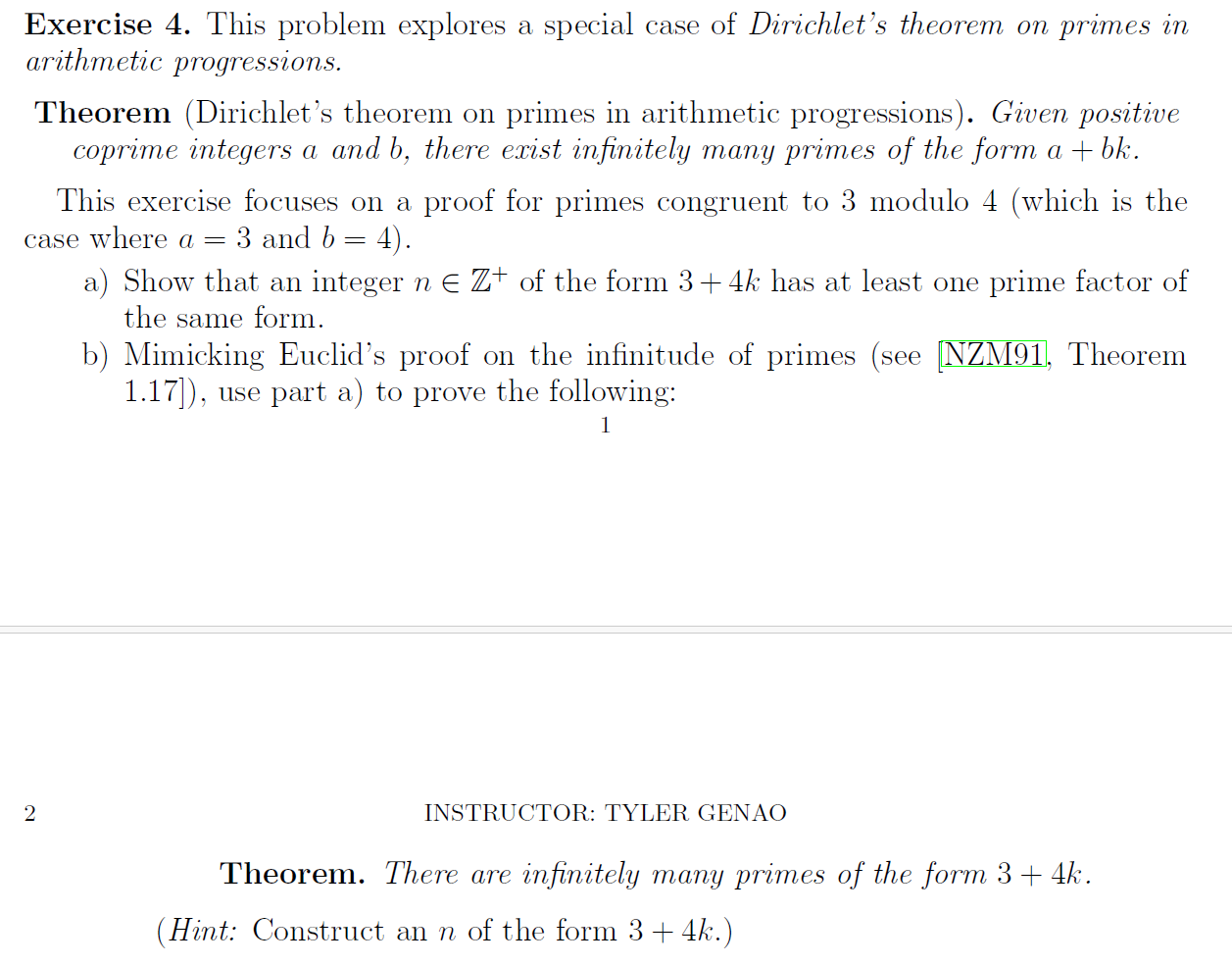 Solved Exercise 4. ﻿This problem explores a special case of | Chegg.com