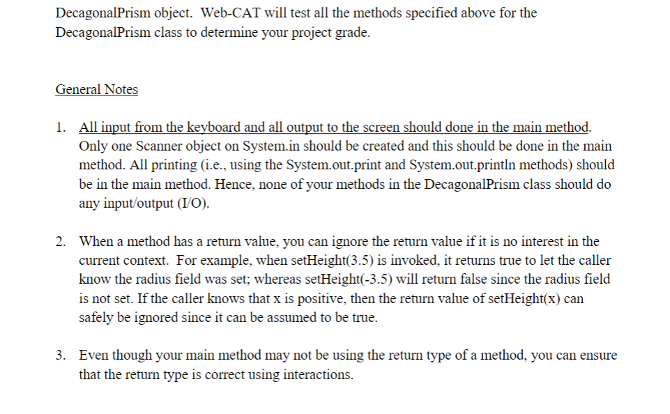 Solved Specifications Overview: You will write a program | Chegg.com