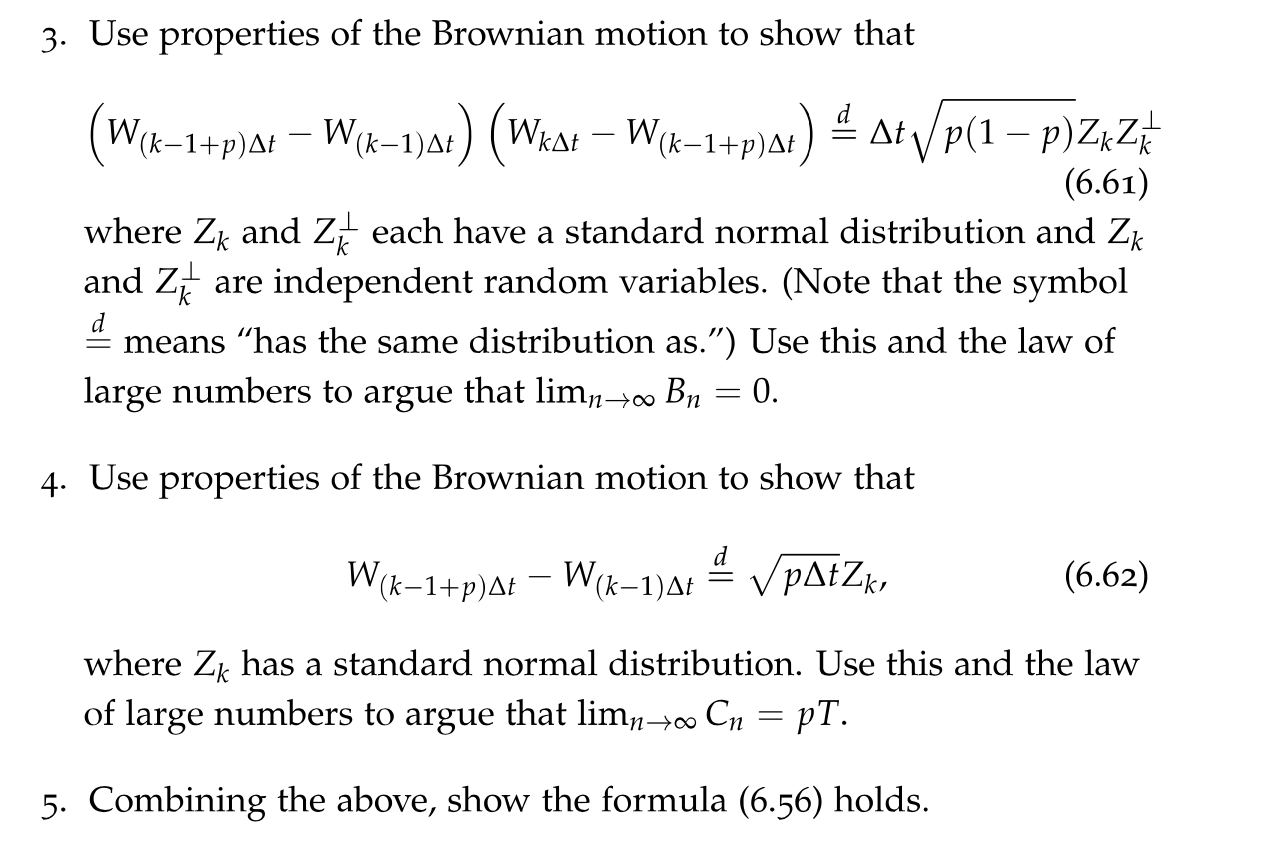 Solved Need the help with #4 and #5 Use the properties of | Chegg.com
