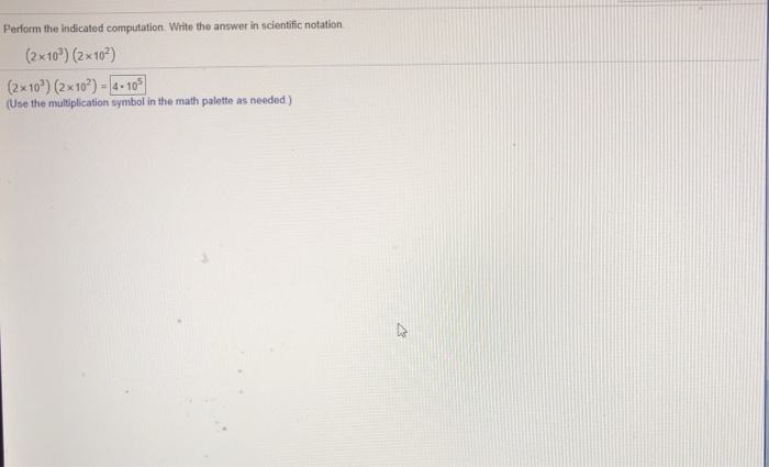 Solved Perform the indicated computation. Write the answer | Chegg.com