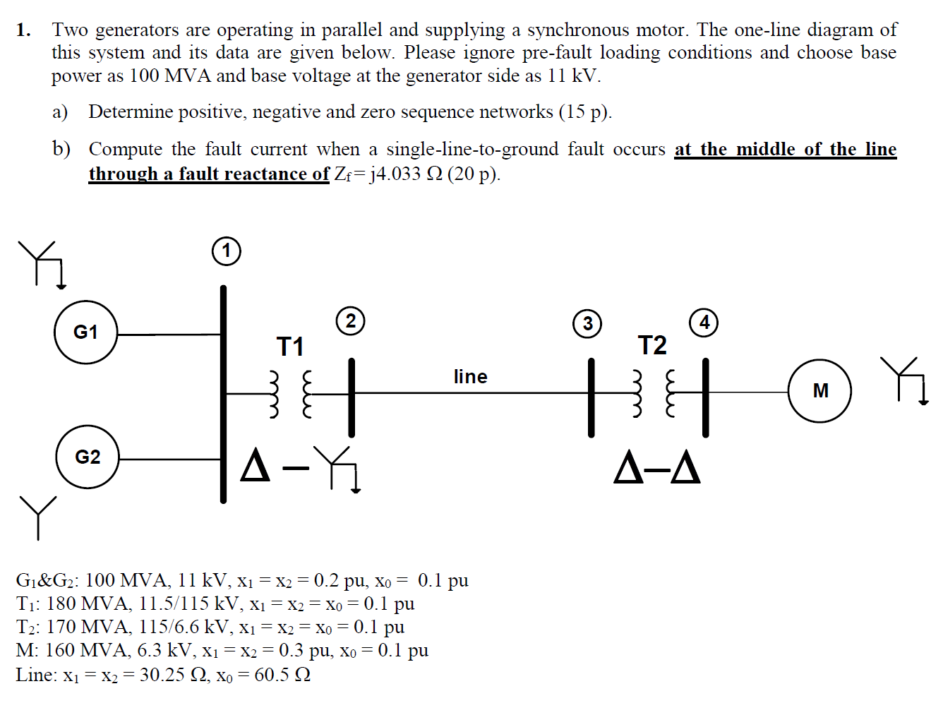Solved Two generators are operating in parallel and | Chegg.com