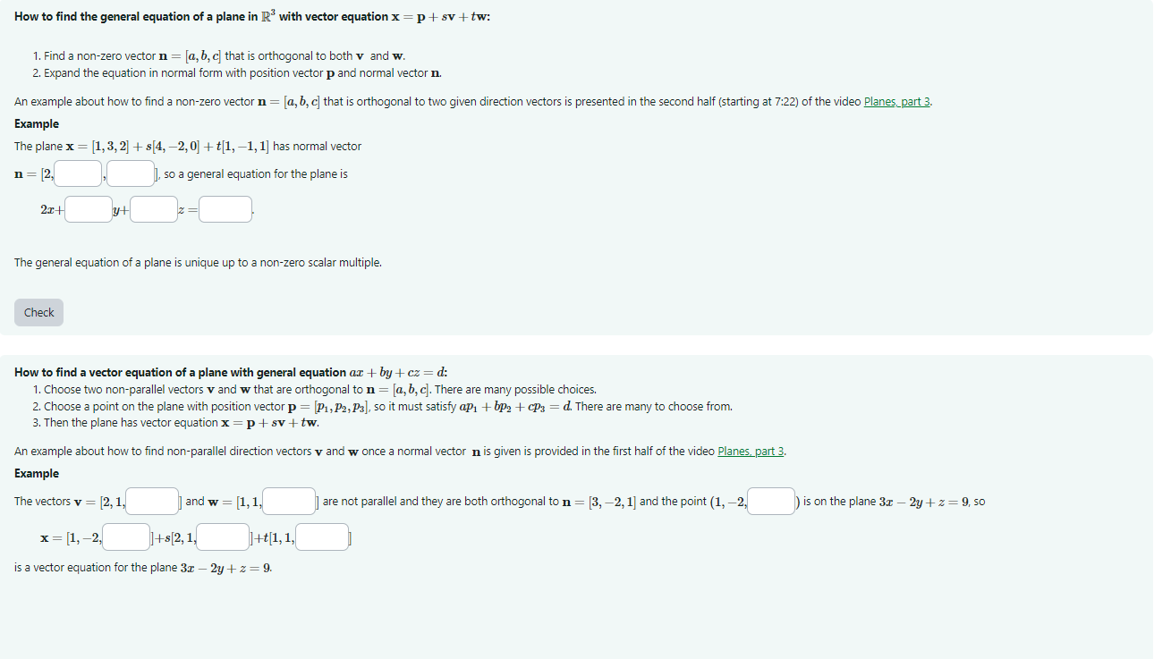 Solved How to find the general equation of a plane in R3 | Chegg.com