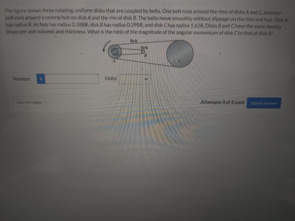 Solved The figure shows three rotating, uniform disks that | Chegg.com
