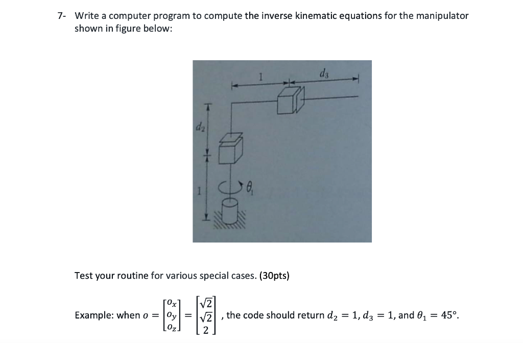 Solved 7- Write a computer program to compute the inverse | Chegg.com