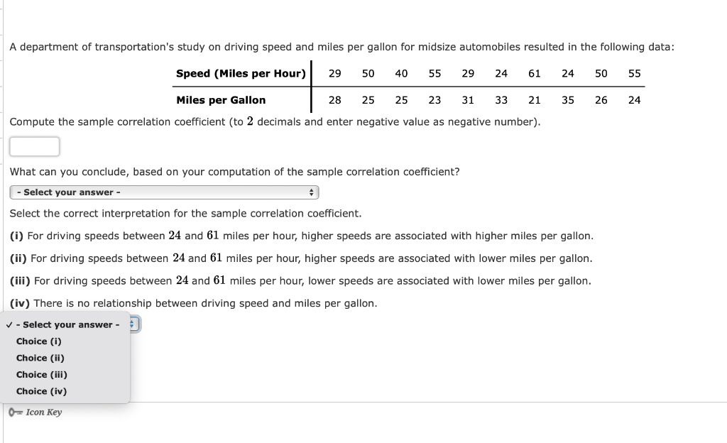 Solved Compute the sample correlation coefficient (to 2 | Chegg.com