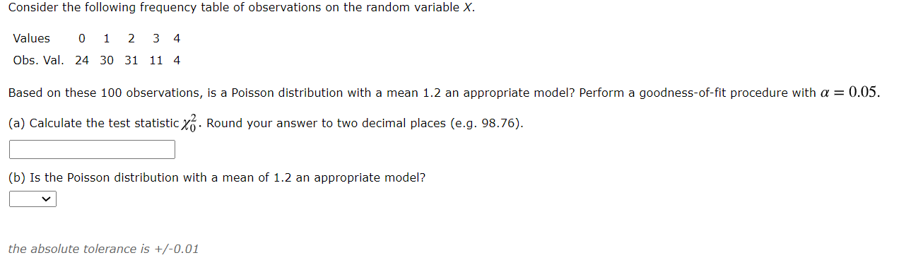 Solved Consider the following frequency table of | Chegg.com