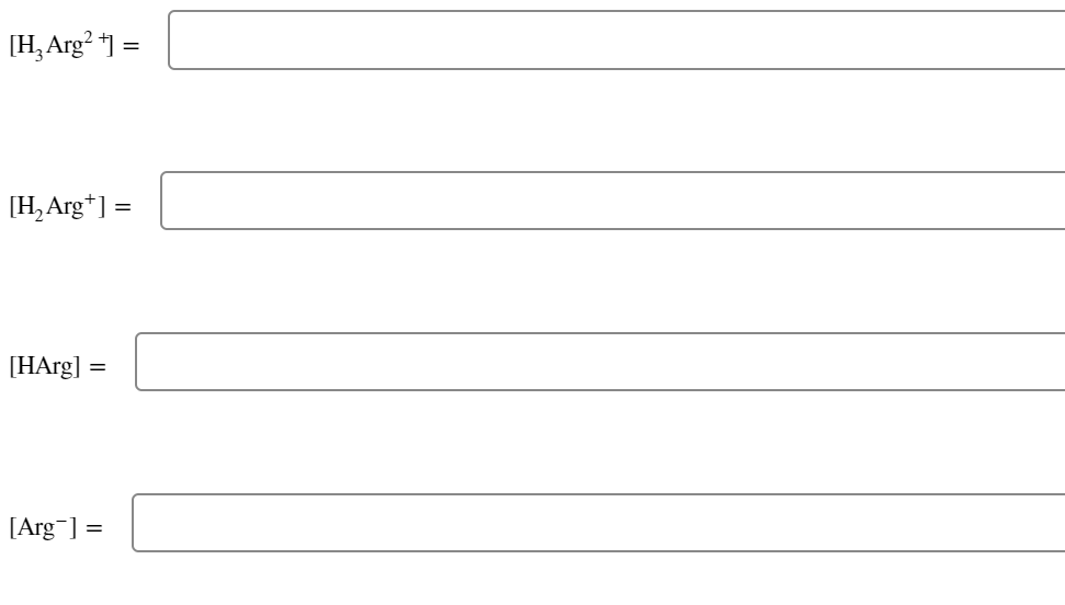 Solved Find the pH of a 0.0125 M solution of arginine | Chegg.com
