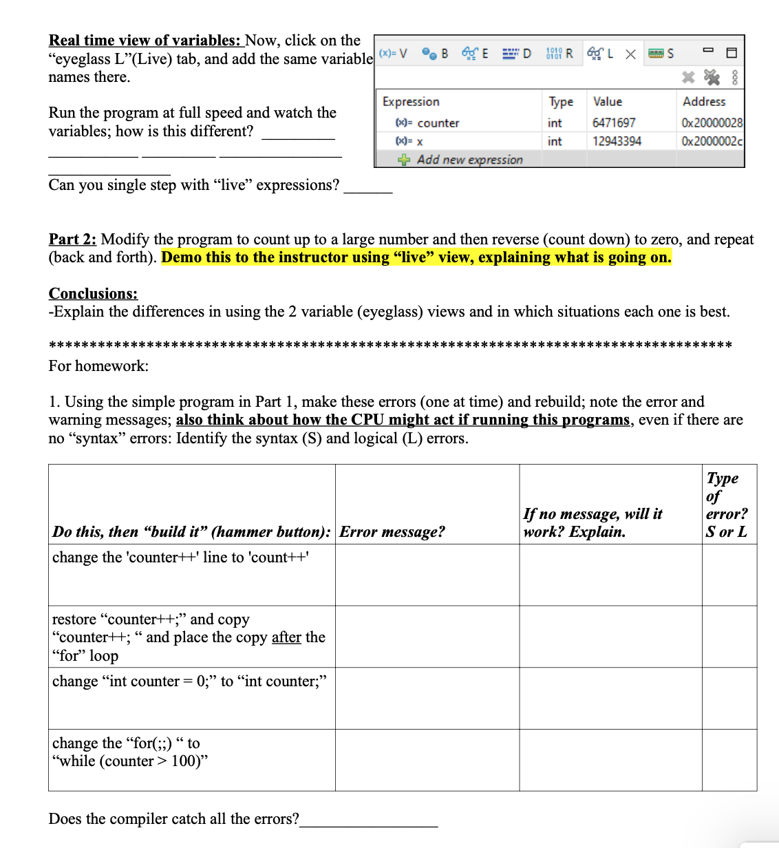 Solved Part 1: Create and test a simple program. Right-click | Chegg.com