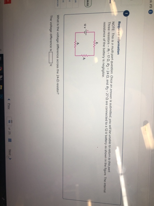 Solved Required information NOTE: This is a multi-part | Chegg.com