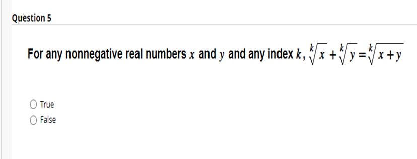 Solved For any nonnegative real numbers x and y and any | Chegg.com