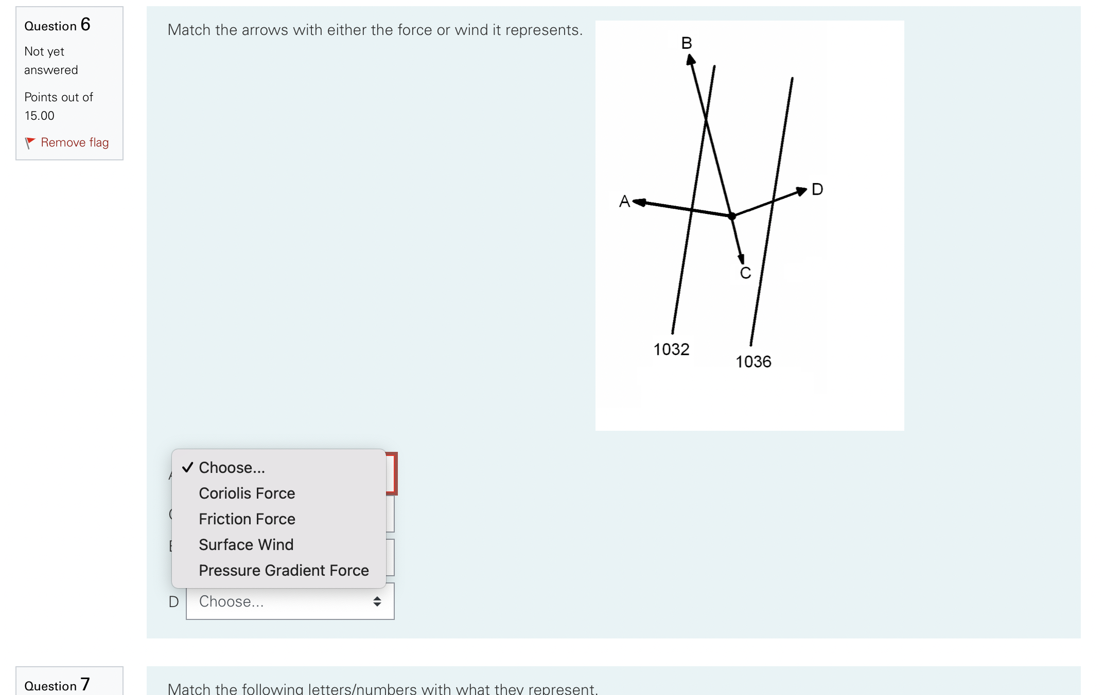 Solved Match the arrows with either the force or wind it | Chegg.com