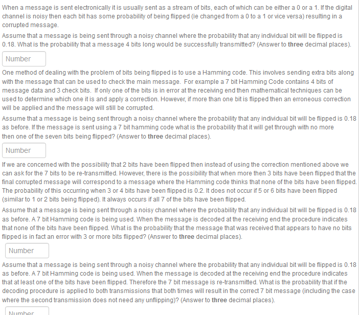 Solved When a message is sent electronically it is usually | Chegg.com